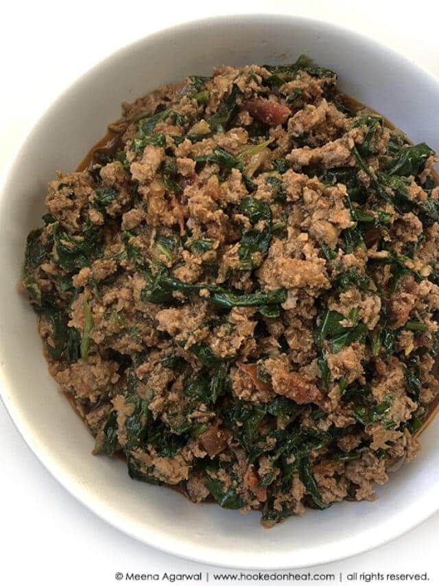 Keema Palak - Hooked on Heat