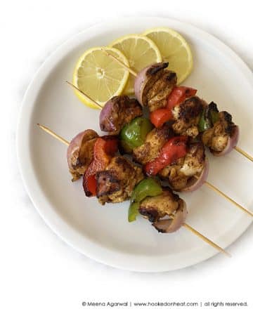 Turkey Tikka Skewers - Hooked on Heat